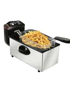 Omega 2000W Stainless Steel Deep Fryer - Fast & Crispy Results OM-S13 ...
