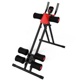Abdominal Cruncher Glider Fitness Machine Exercise Gym Trainer Roller ...