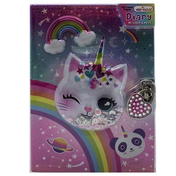 Caticorn Diary With lock and Key | Shop Today. Get it Tomorrow ...