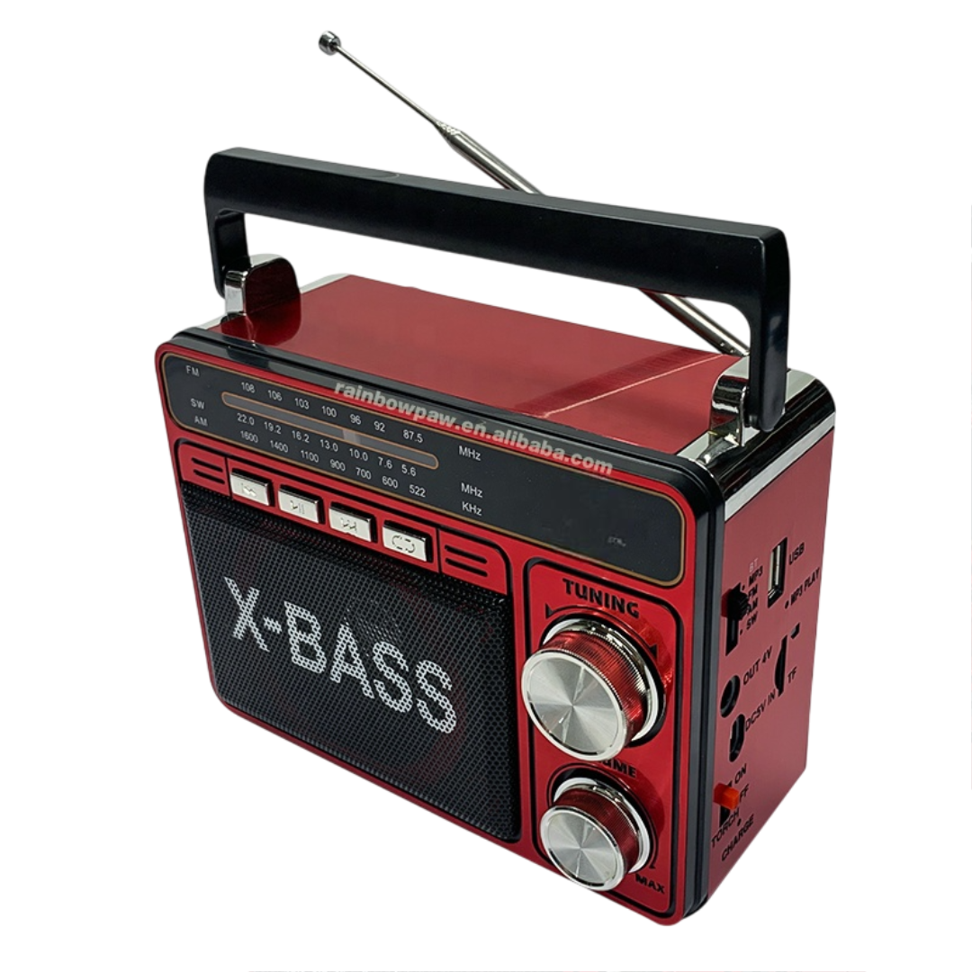 Portable Multi-Band Solar Radio with FM/AM, Built-in LED Light | Shop ...