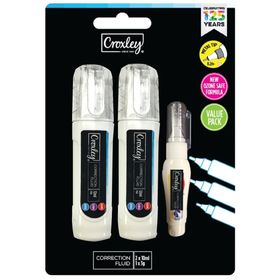 Croxley Correction Pen Value Pack of 3 - 12ml x 2 & 4ml x 1 | Shop ...