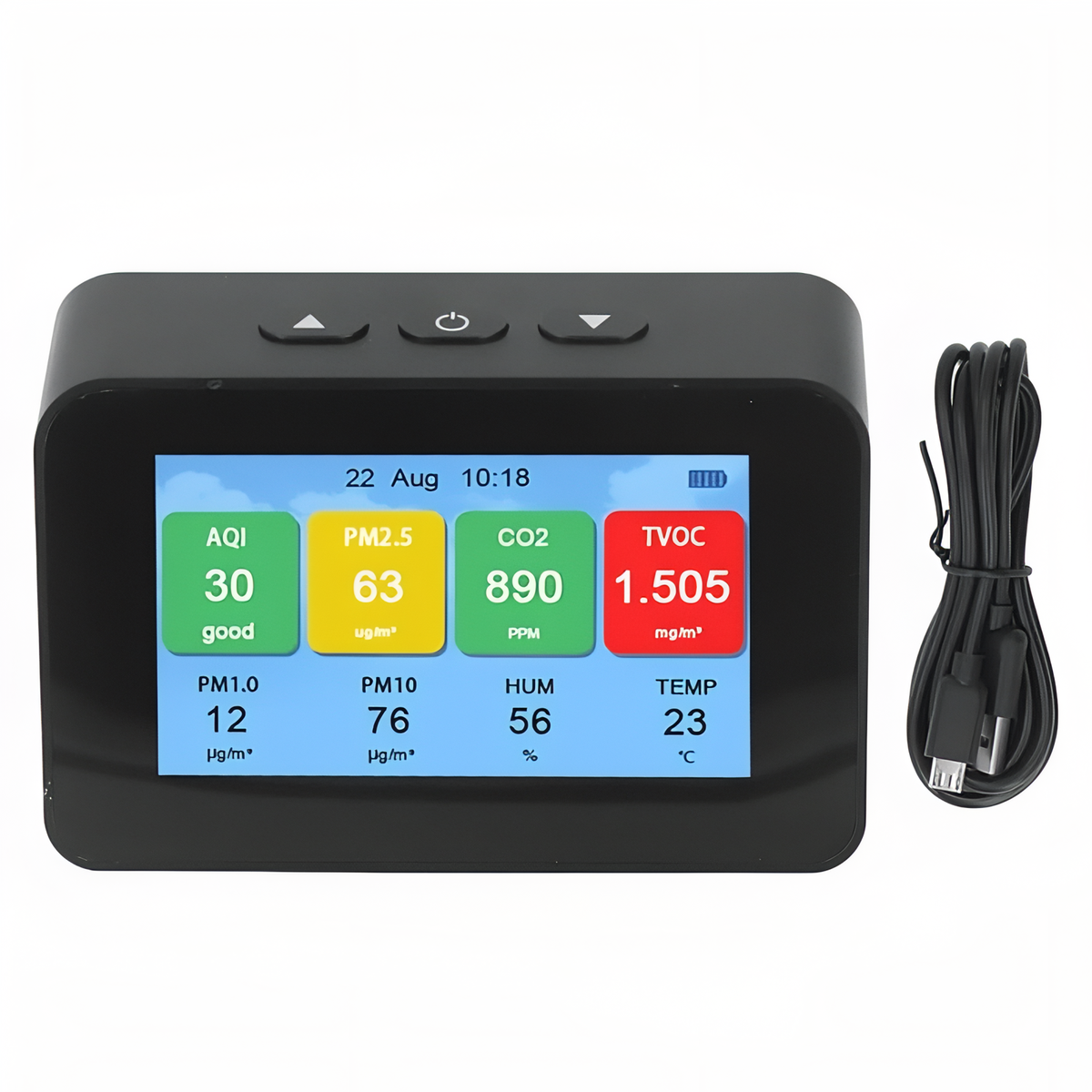 Multi-function Air Quality Monitor (10-in-1) | Shop Today. Get it ...