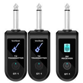 Wireless Guitar Transmitter Receiver System for Electric Guitars ...