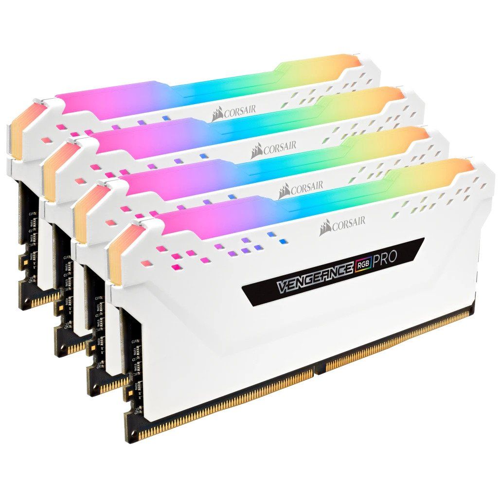 VENGEANCE RGB PRO 32GB (4 x 8GB) DDR4 DRAM 3200MHz C16 Memory Kit ...