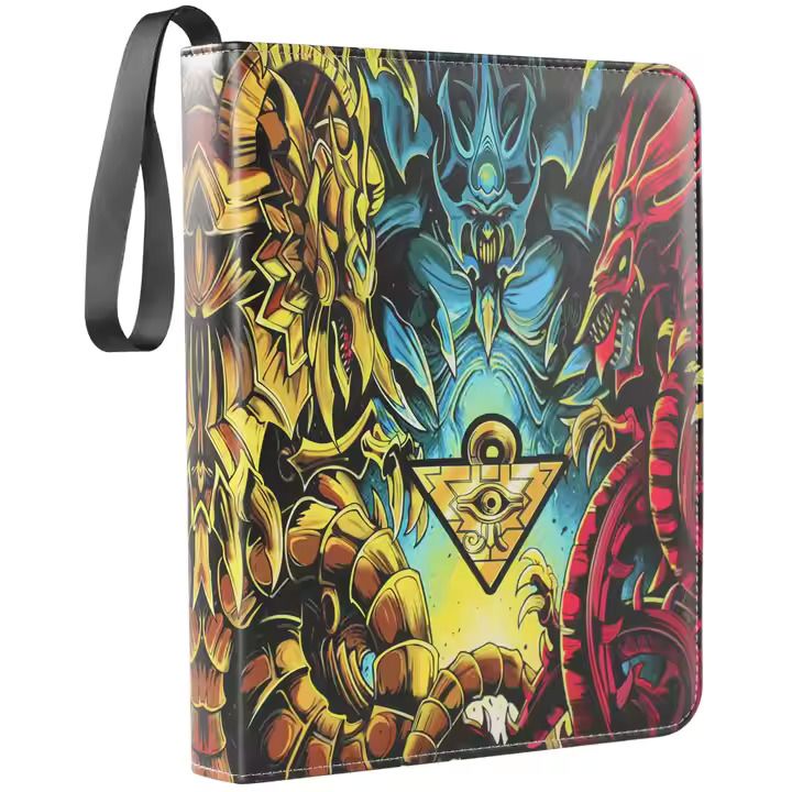Yu-Gi-Oh! TCG Standard Size Card Binder 4 Slot Pages 400 Total Slots ...