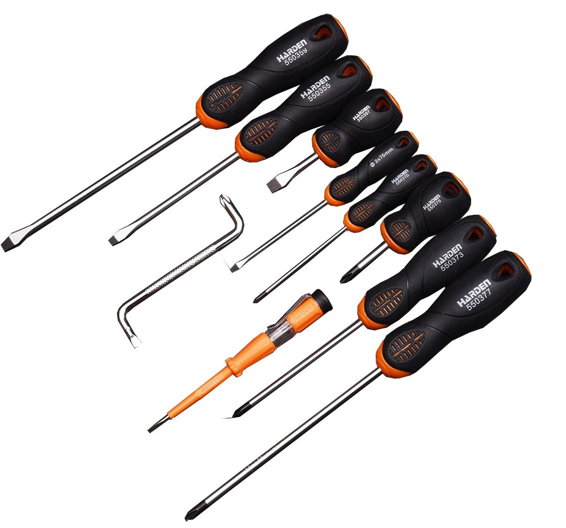 HARDEN 10 Piece Screwdriver Set Soft Handle | Shop Today. Get it ...