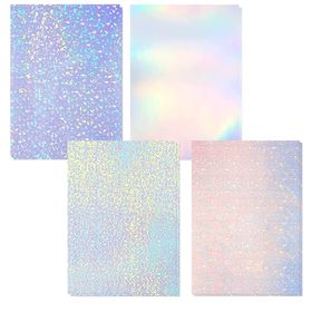Craft Stationary Assorted Holographic Paper Sheets Set of 8(29.7cm ...