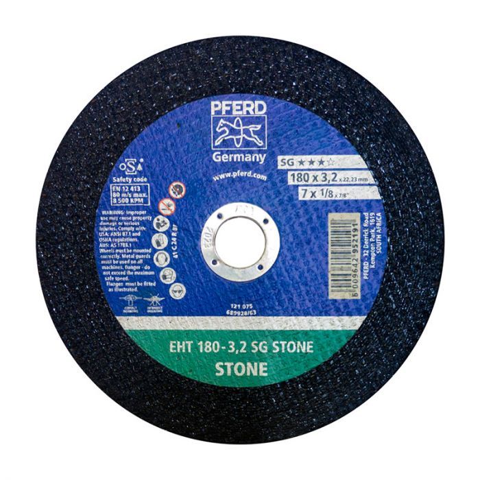 Pferd - Cutting Whl Stone Flat 180mm Sg - 2 Pack | Buy Online in South ...