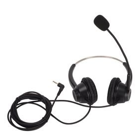 H360D - 2.5 Binaural Telephone Headset with HD Mic for Office, Call ...