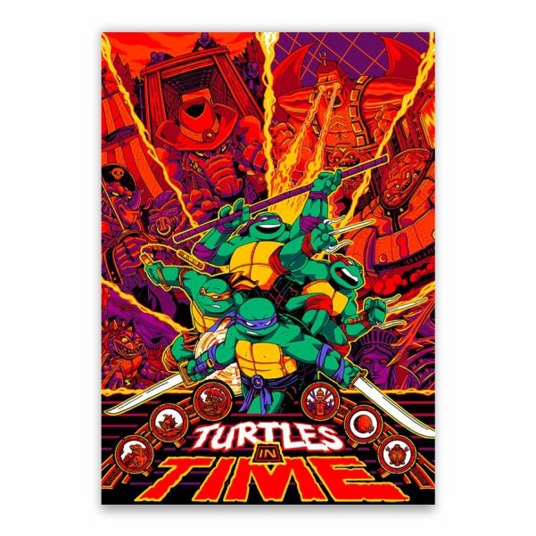 Turtles In Time Poster - A1 | Shop Today. Get it Tomorrow! | takealot.com