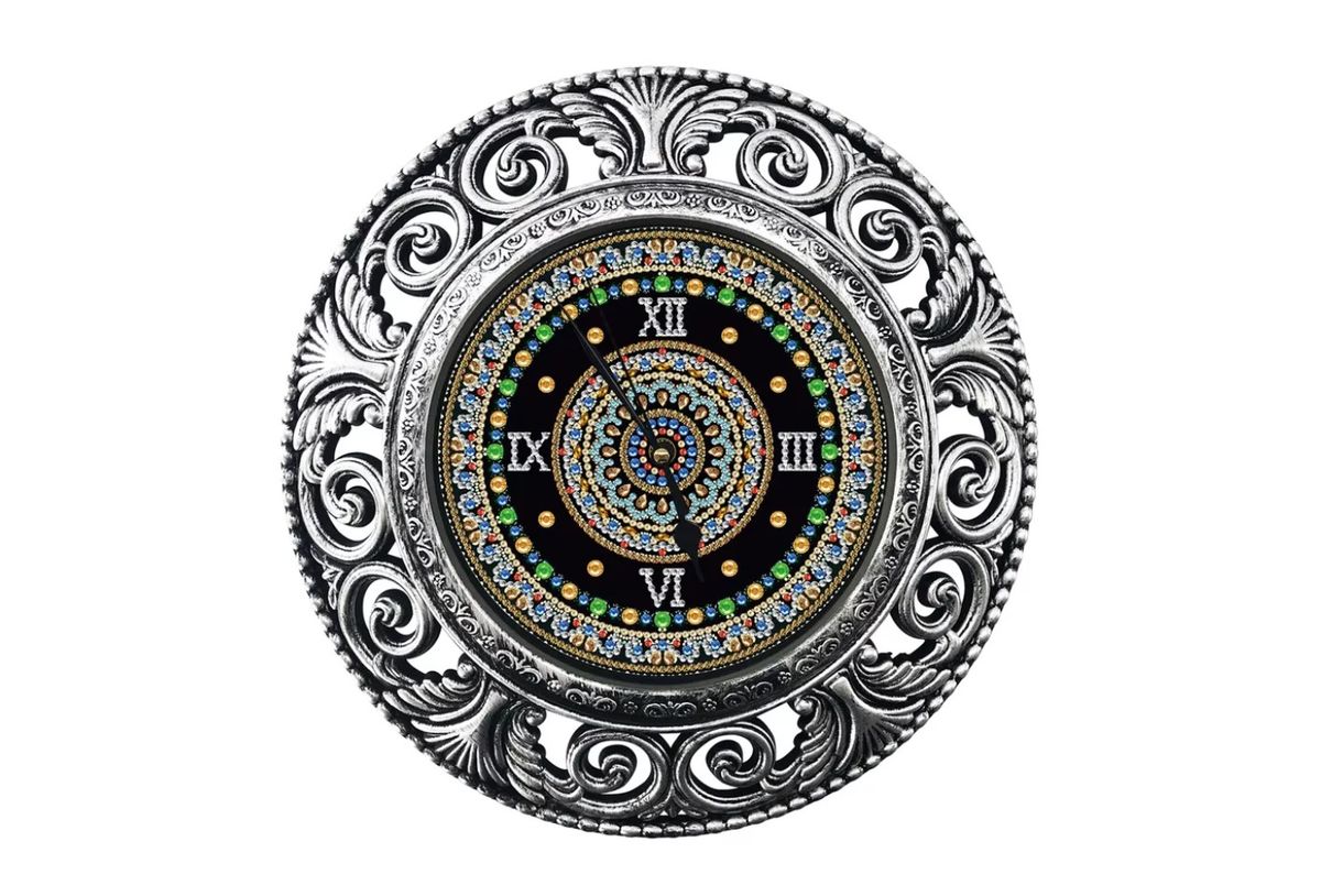 Diamond Painting Ø30cm Tin Clock DIY Kit 015 | Shop Today. Get it ...