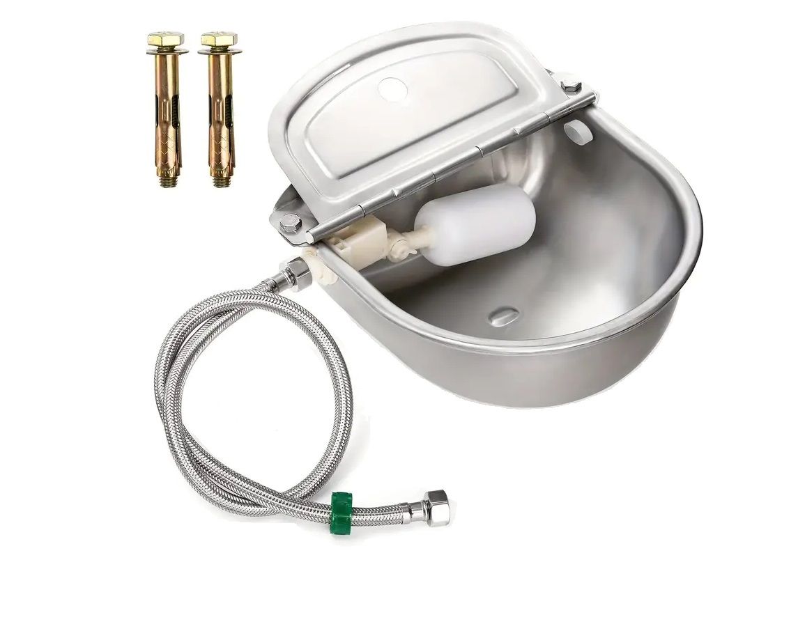 Automatic Animal Drinking Water Bowl with Float Valve | Shop Today. Get ...