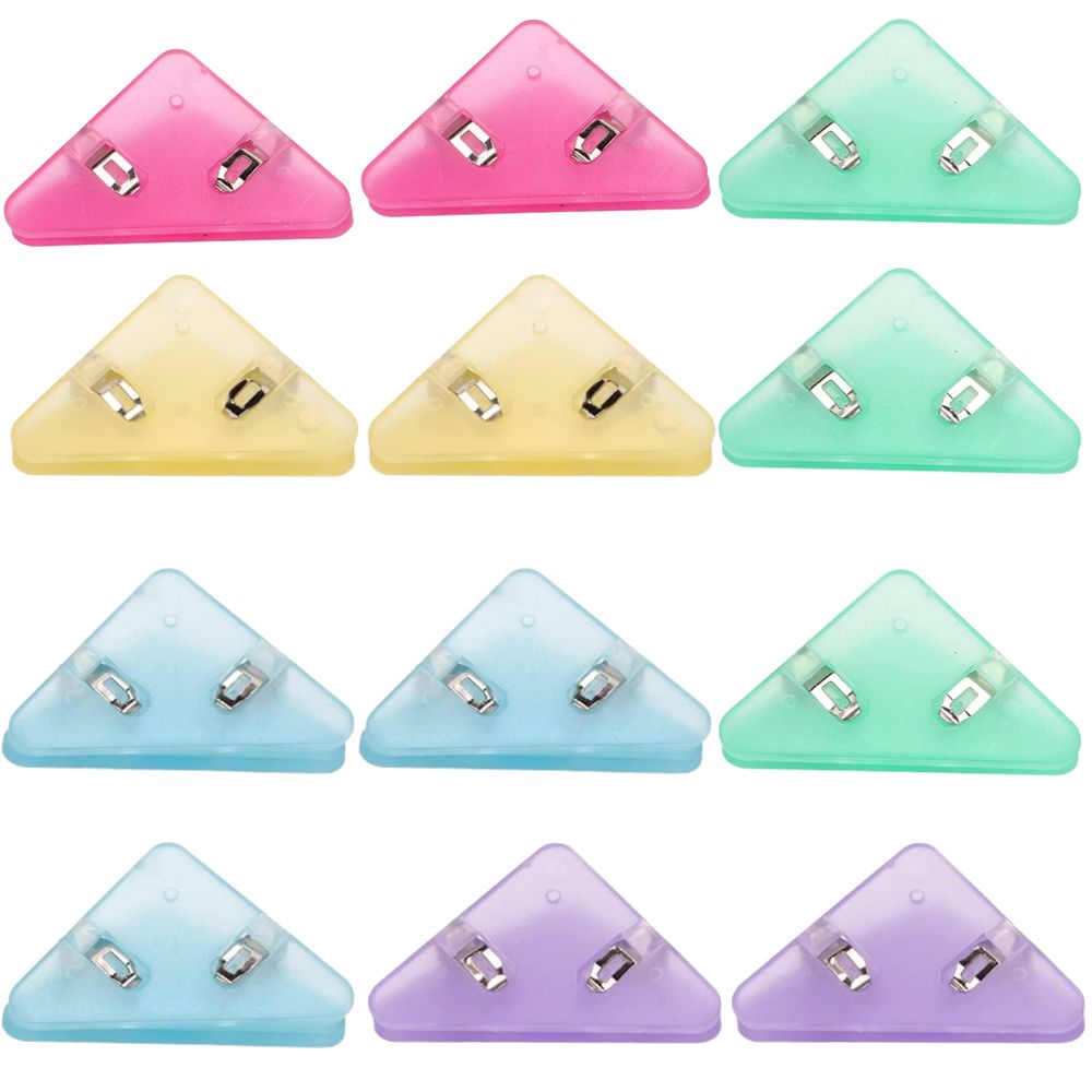 Craft Office Stationery Corner Paper Organising Clips Set of 12(5.1cm ...