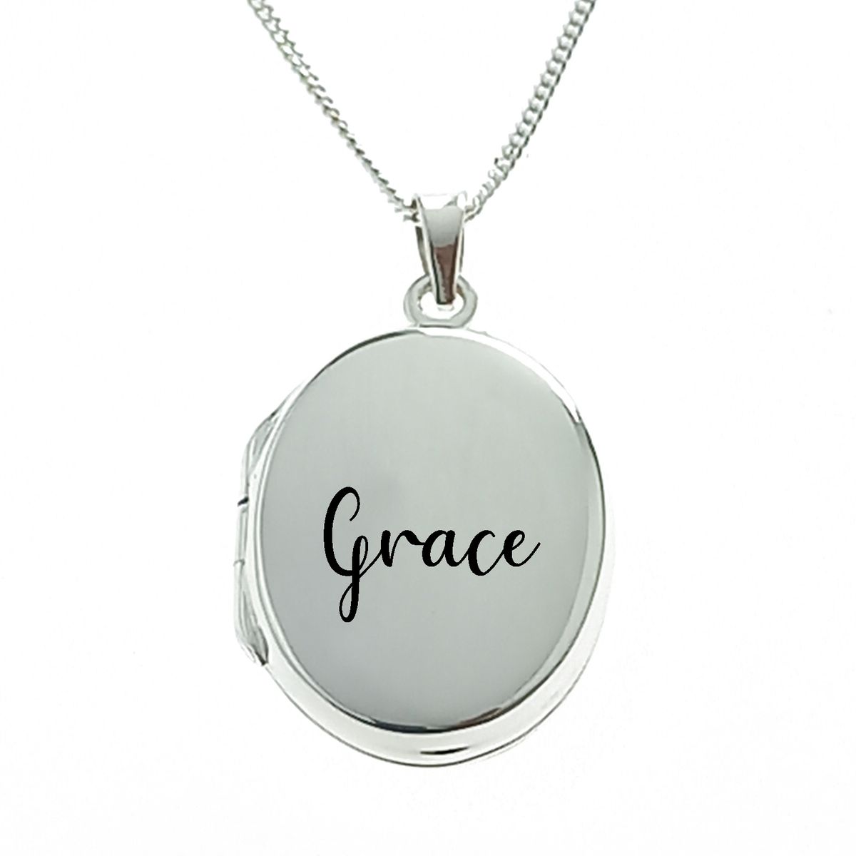 Grace Sterling Silver Locket with Chain | Shop Today. Get it Tomorrow ...