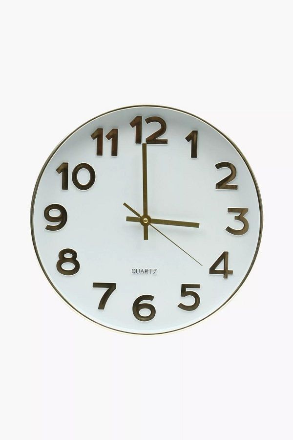 Classic Chrome Clock, 30cm | Shop Today. Get it Tomorrow! | takealot.com