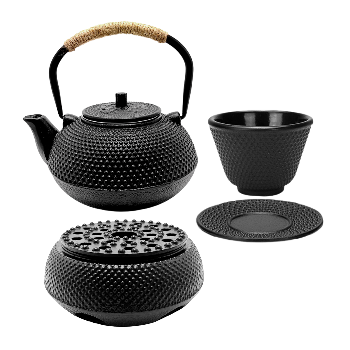 Oriental Cast Iron Tea Set - 4 Pieces | Shop Today. Get it Tomorrow ...