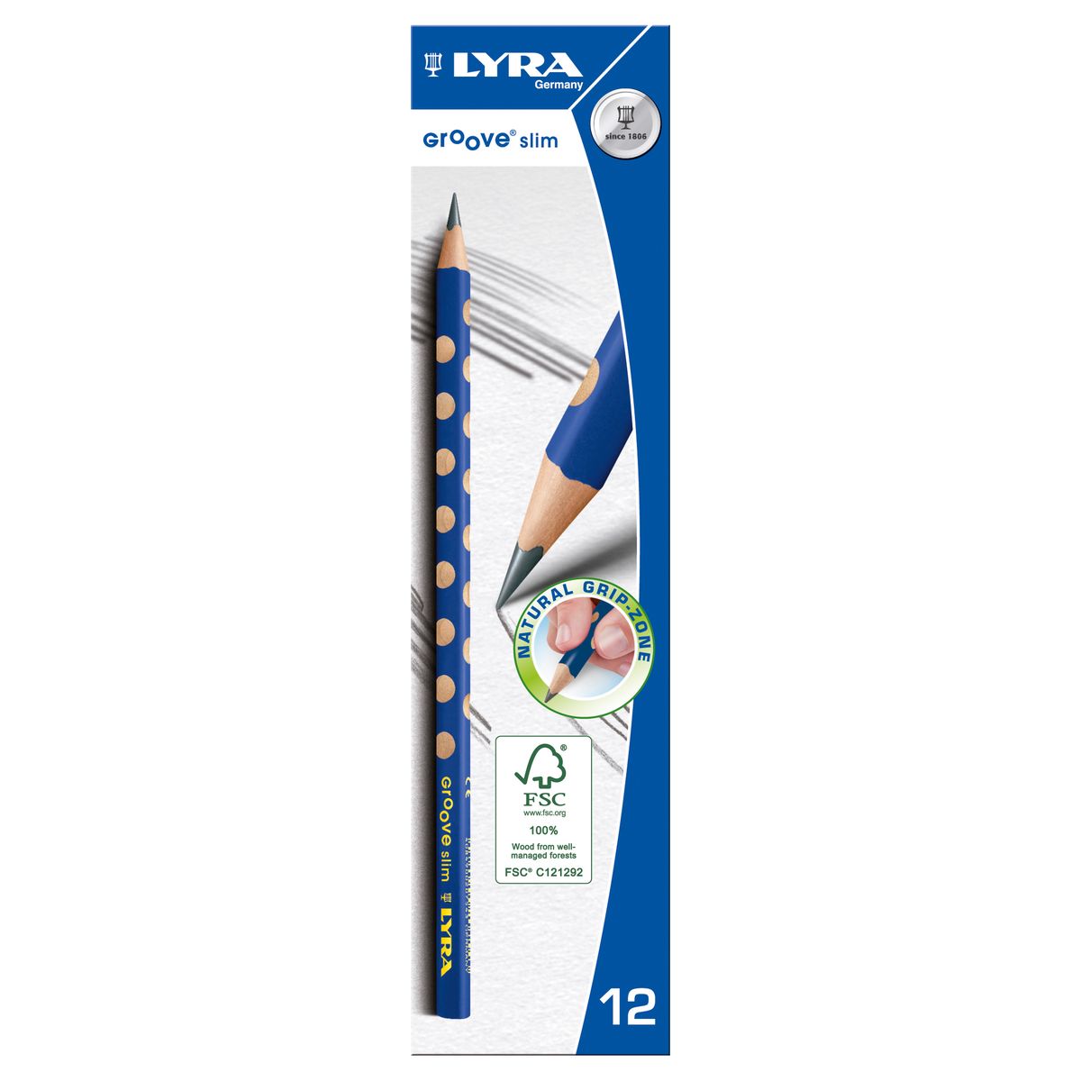 Lyra Groove Slim 12 HB Graphite Pencils | Shop Today. Get it Tomorrow ...