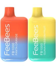 FeeBees-Fanta Orange & Guava Passion Fruit-1000Puffs Vape Bar 30mg -2 ...