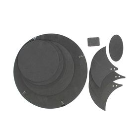 10 Pieces Drum Mute Pad Drum Sound Off Foam Pad Mute Silencer Pad Kit ...