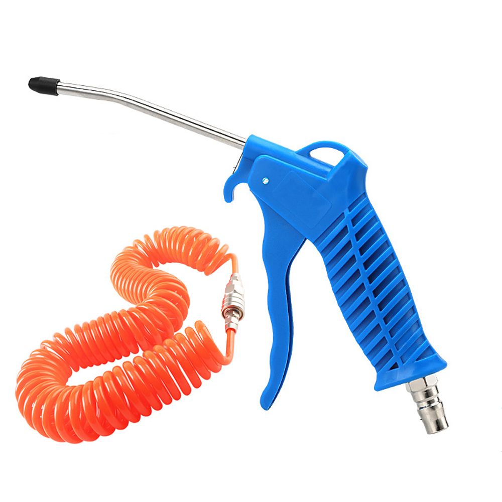 Pneumatic High-Pressure Dust Gun with 15m Spring Air Hose | Shop Today ...