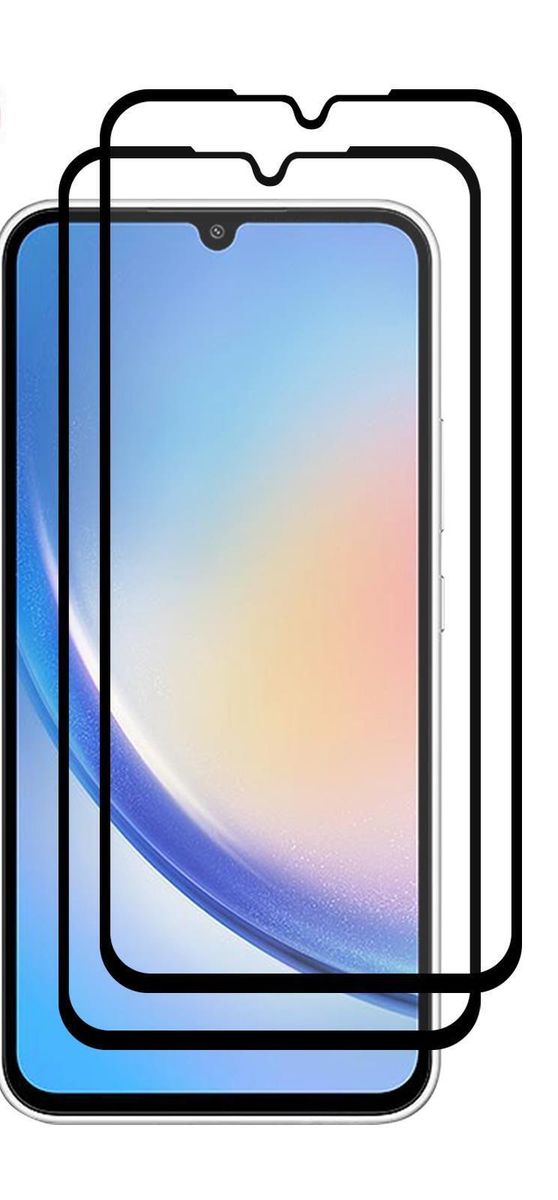 9D Tempered Glass Screen Guard Protector For Samsung Galaxy A34 5G-2 ...