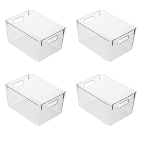 4-Pack Multifunctional Storage Container - 28 x 20 x 9cm | Shop Today ...