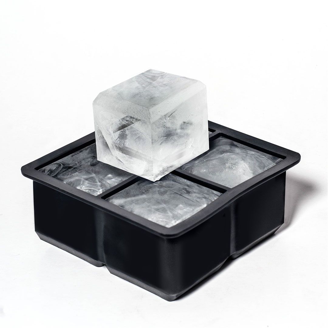 Kitchen Kult Extra Large Ice Block Cube Tray Mould - 4 Slots | Buy ... Kitchen Kult Extra Large Ice Block Cube Tray Mould - 4 Slots | Buy ...