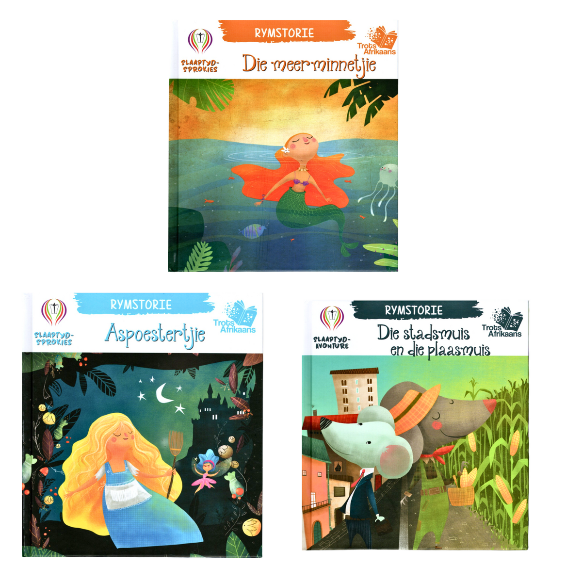 Trots Afrikaans Rym Stories - Stel van 3 Afrikaanse Boeke vir Kleuters ...