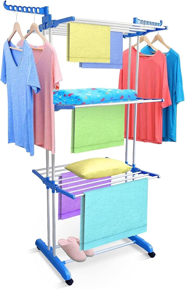 Sulfar Three Layers Of Clothes Hanger, Adjustable SS Hanger (3 Layer ...