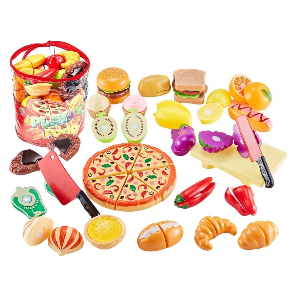 Mix-Match 25 Piece Pretend Play Food Adventure Toy - Toys for Toddlers ...