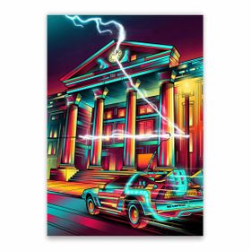 Back To The Future Clock Tower Poster - A1 | Shop Today. Get it ...
