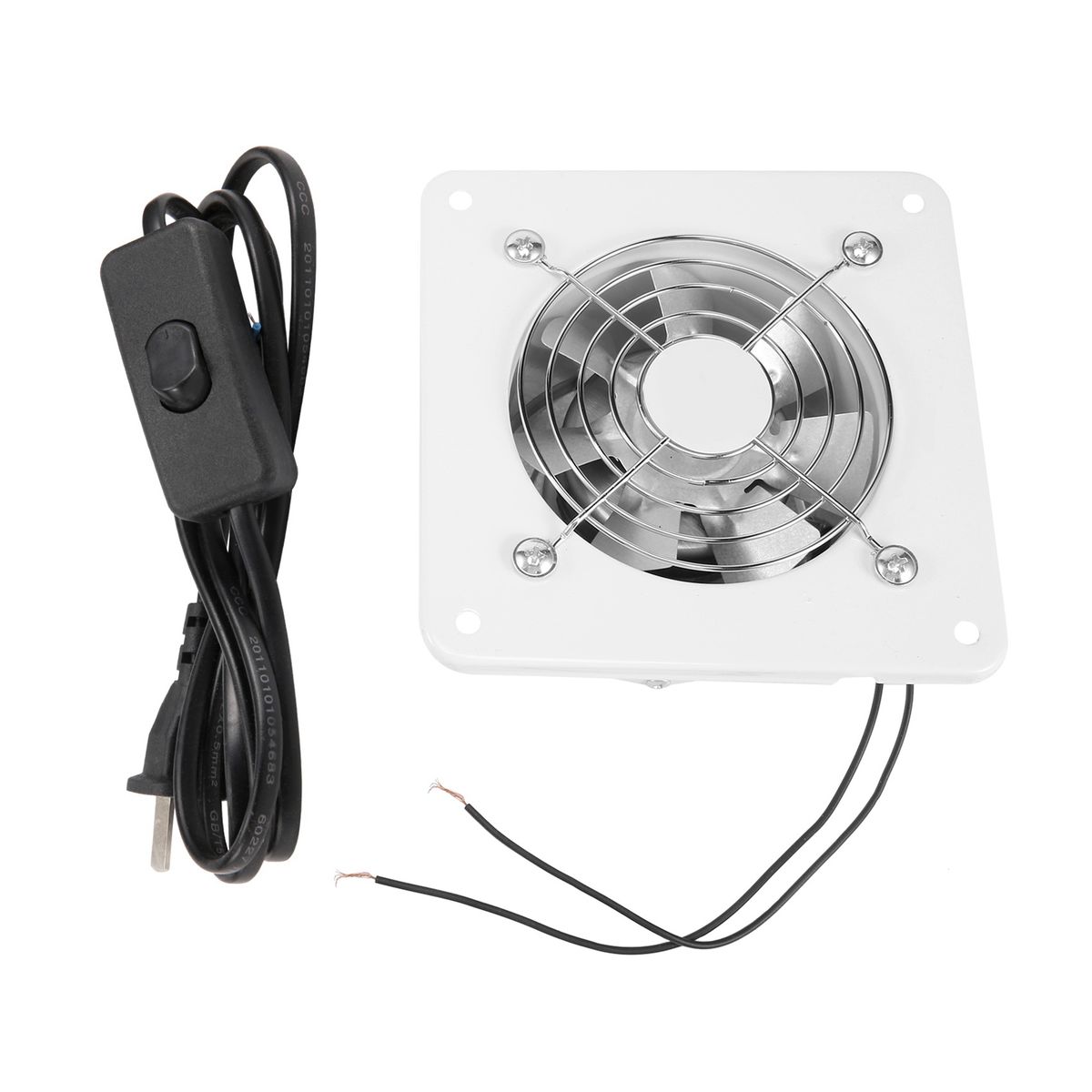 4 Inch Inline Duct Fan Air Ventilator Pipe Ventilation Exhaust Fan ...