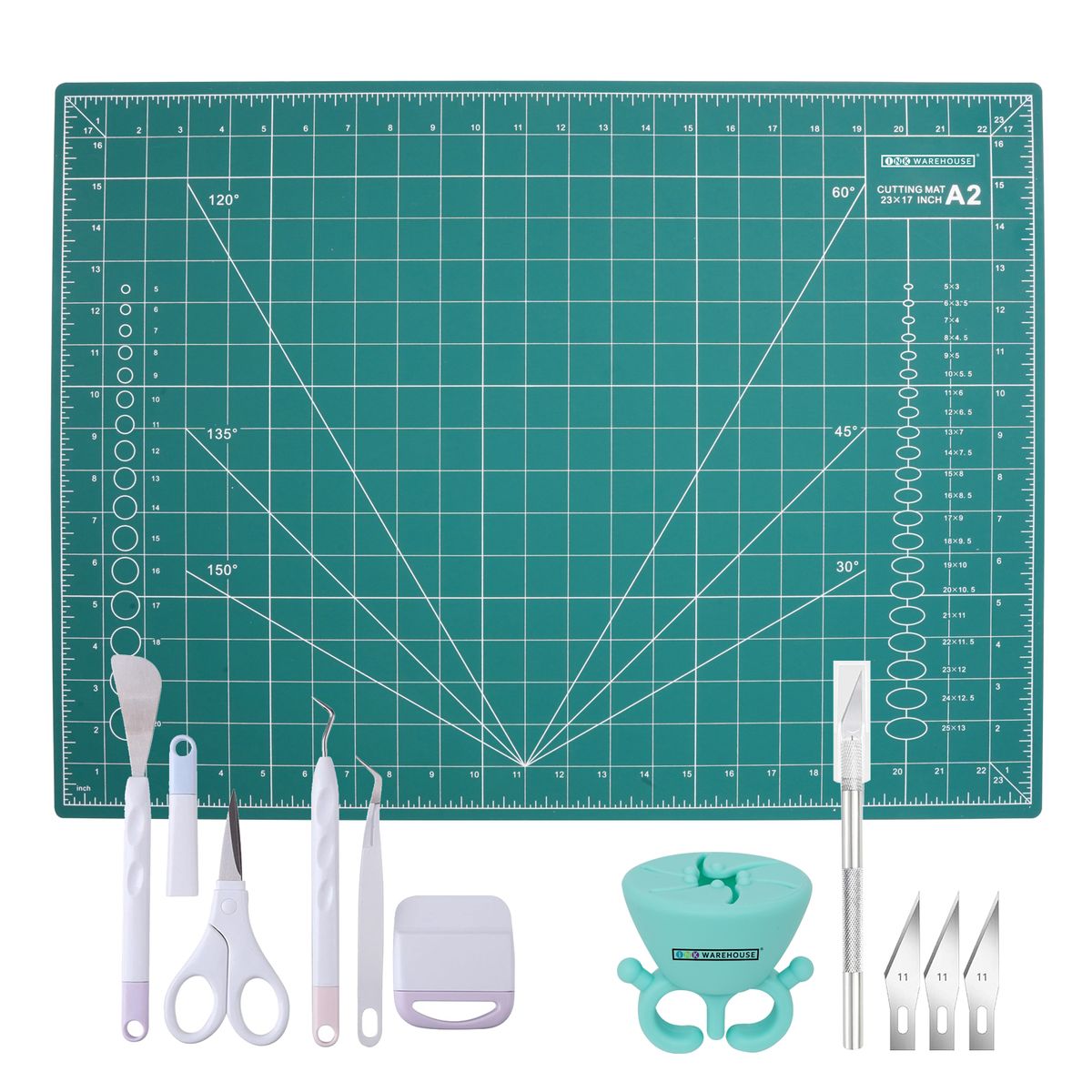 A2 Cutting Mat & Weeding Tools+Knife Blade+Vinyl Scrap Collector | Shop ...