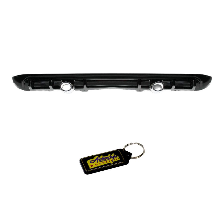 Compatible With VW Polo Vivo 9N Rear Apron with LED Brakelight - Double ...