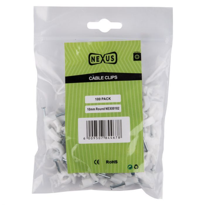 Bulk Pack 5 x Selectrix Cable Clips Round 10mm 100pk | Shop Today. Get ...