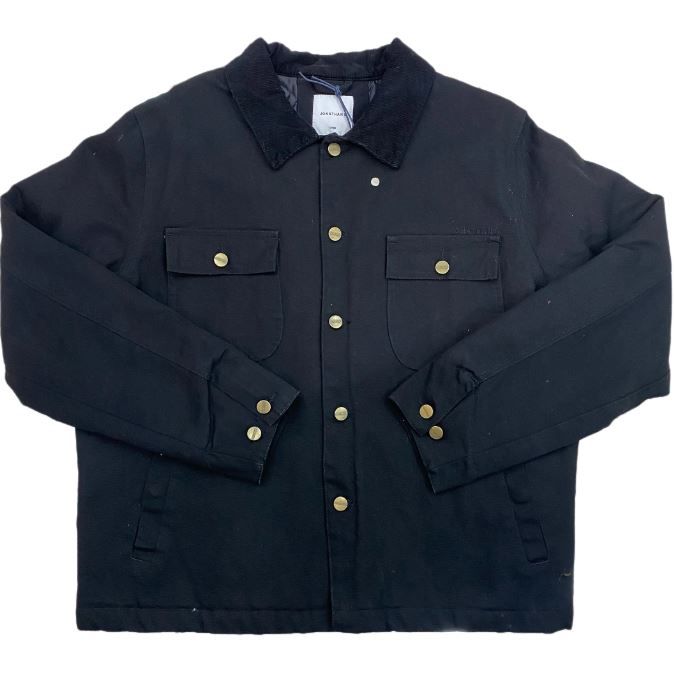 Jonathan D - Mens Ryan Black Cotton Coach Button up Jacket | Shop Today ...