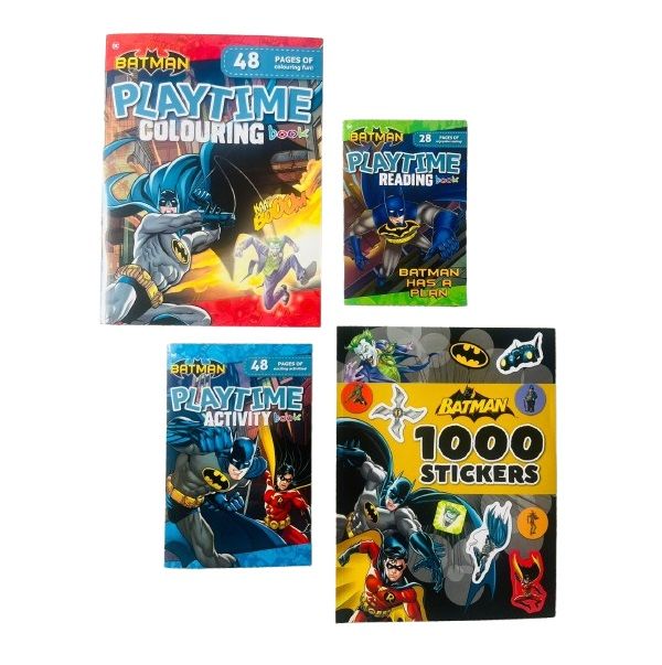 DC Comics: Batman Playtime Bumper 1000 Stickers & Book Pack (4 Piece ...