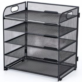 Office Storage Rack Wrought Iron File Rack Metal File Rack | Shop Today ...