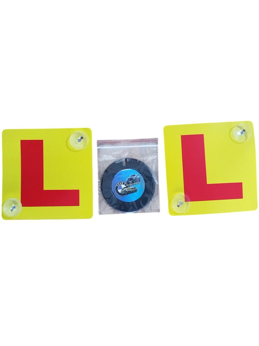 2 Pack Learner Driver Signs + Licence Disc Holder Set | Shop Today. Get ...