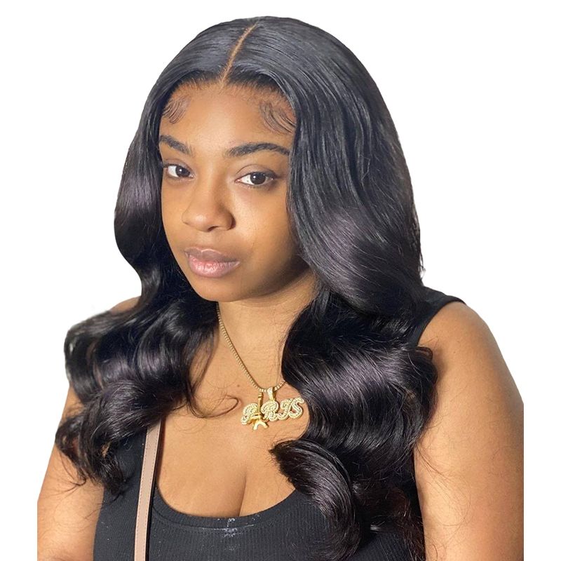 Golden Perfect 20'' Body Wave Lace Front Wig 13x4 Brazilian Remy Hair ...