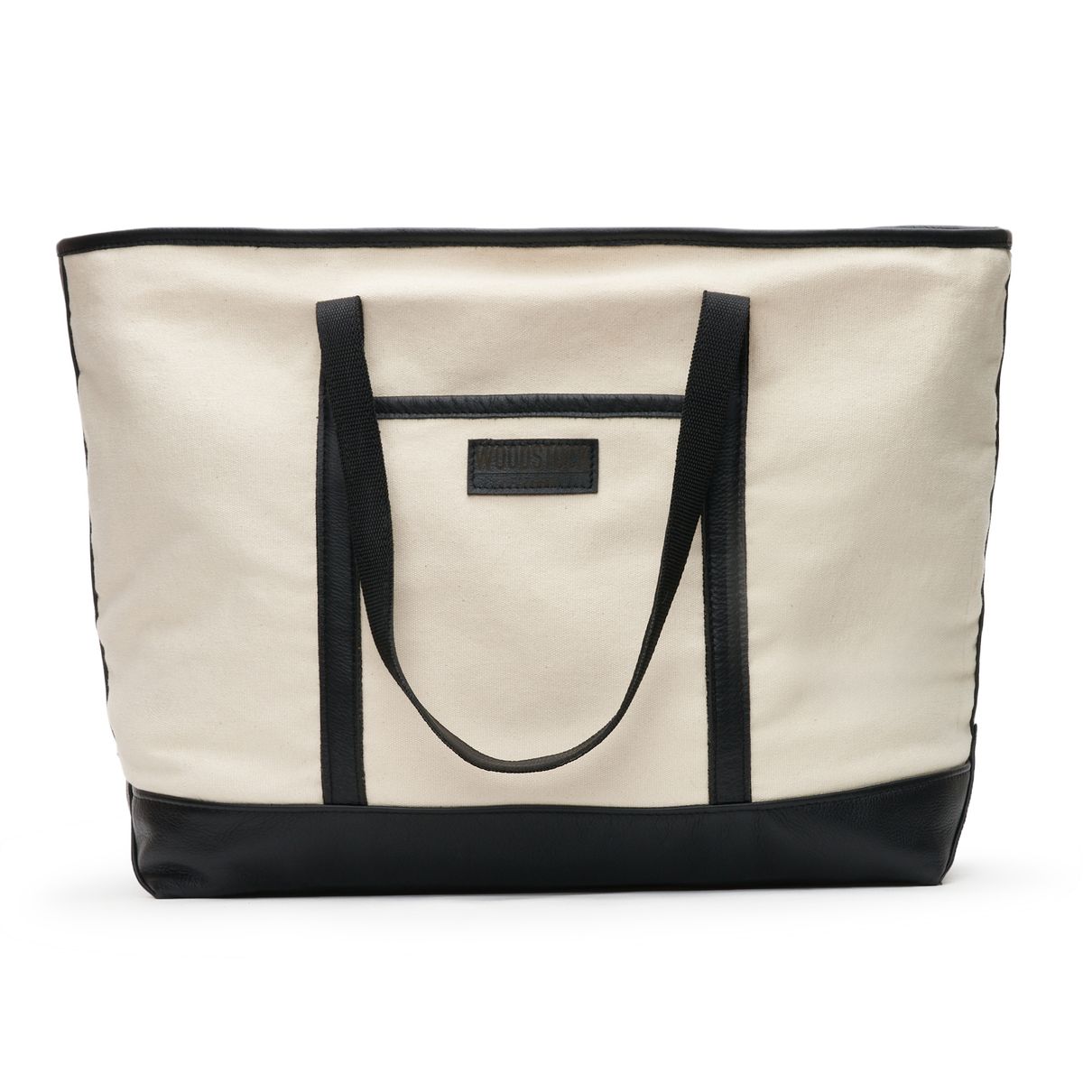 Woodstock Leather Bushveld Canvas and Leather Two-Tone Weekender Bag ...