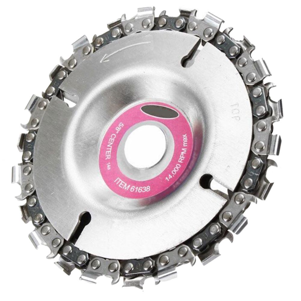 Tools DIY 22 Teeth Woodworking Chain Cutting, Grinding Blade - 4 Inches ...