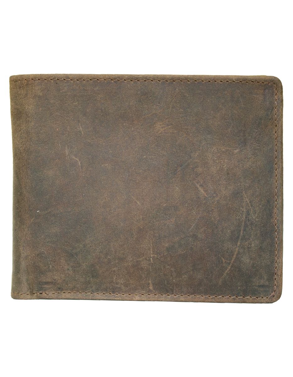 Fino SK-LVMK2 Full Grain Genuine Leather Men's Card Holder Bi-fold ...