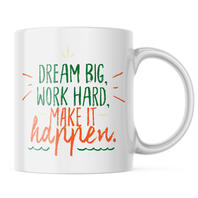 Ceramic Dream Big Work Hard Mug - White - 11 OZ | Shop Today. Get it ...