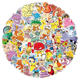 100 Pieces of Pokemon Vinyl Stickers | Shop Today. Get it Tomorrow ...