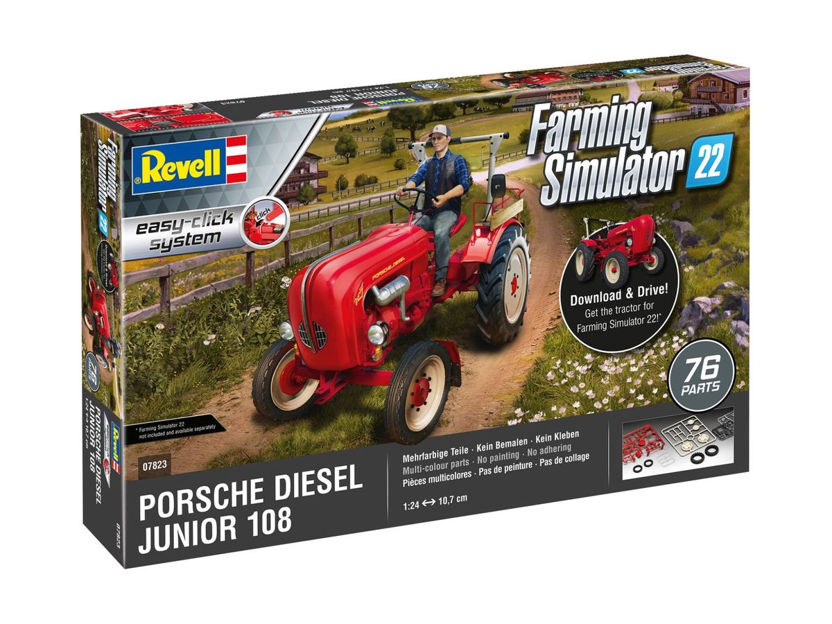 Revell Easy Click 1/24 Porsche Junior 108 Plastic Model Kit | Shop ...