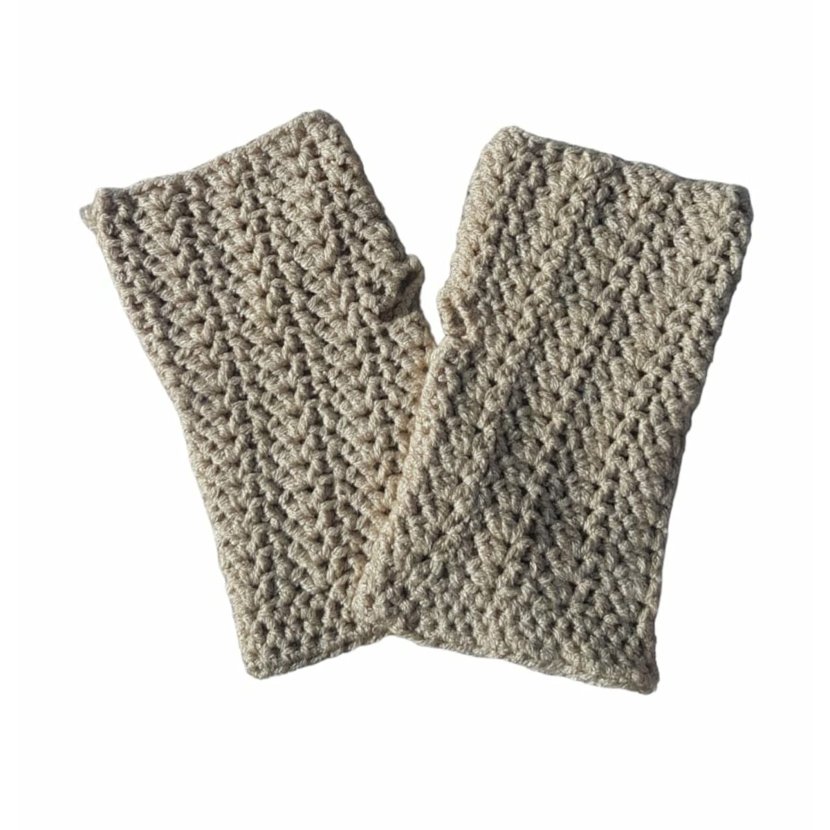 Women Beige Half Shell Hand Glove Design Gloves | Shop Today. Get it ...