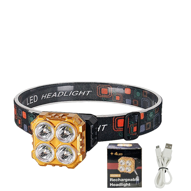 Rechargeable 4 LED Headlamp- SD | Shop Today. Get it Tomorrow ...