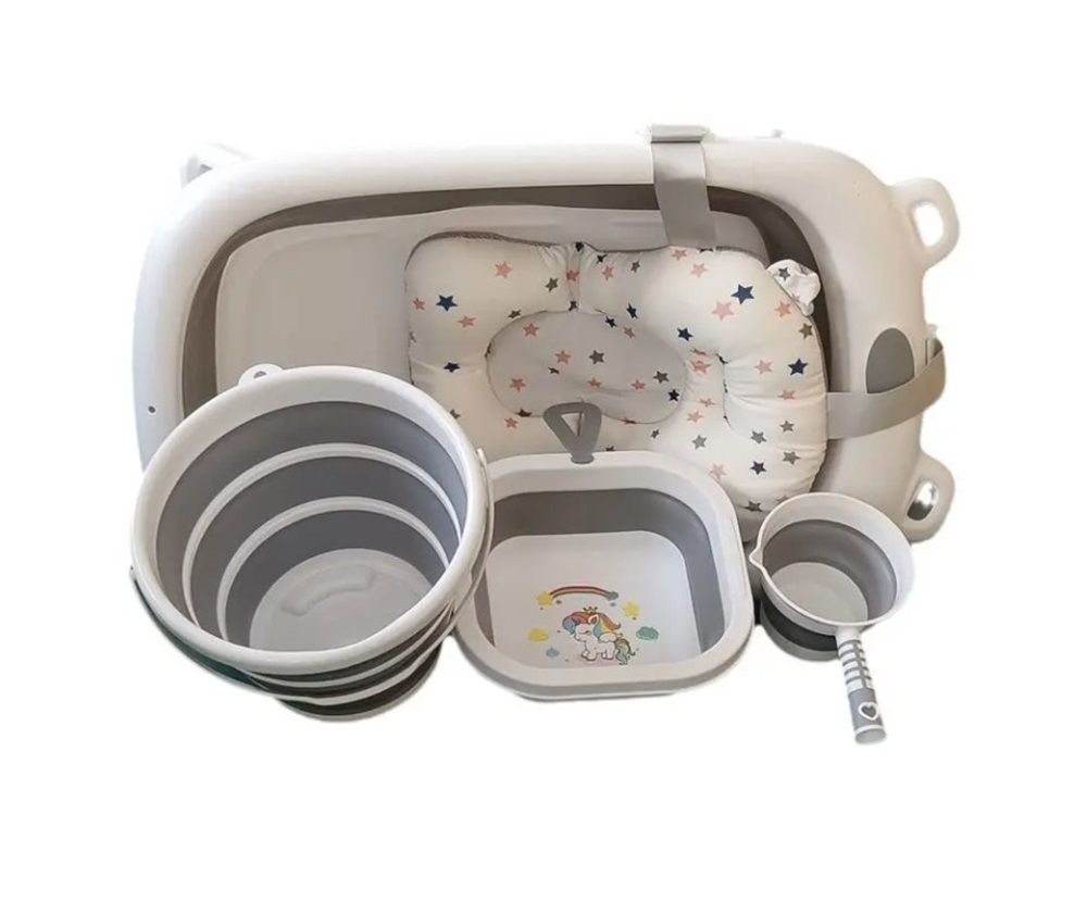 Bath Tub Set New Whale Children's Tub Household Portable-Grey | Shop ...