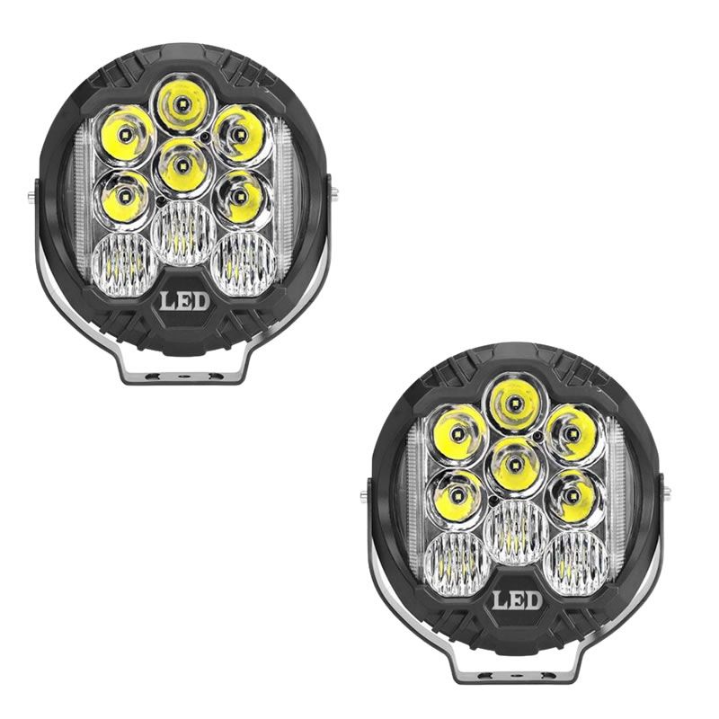 Set of 2 7" 75W LED Off Road Driving Spotlight | Shop Today. Get it ...